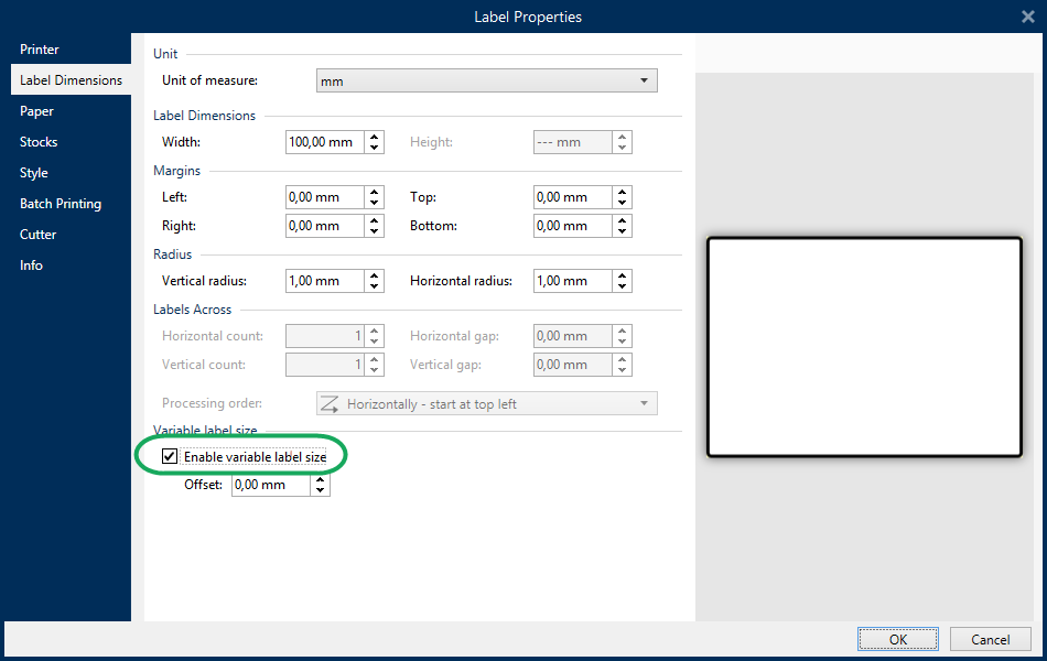 Designing Labels with Variable Length – Lighthouse for MAX